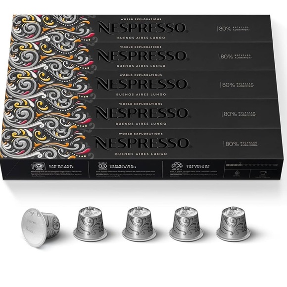 Nespresso | Kitchen | Nespresso Buenos Aires Lungo Coffee Capsules ...